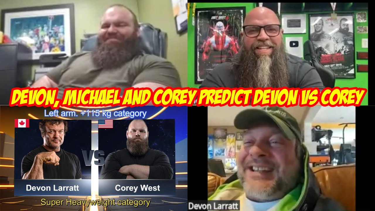 Devon, Michael, and Corey predict the Devon vs Corey supermatch - YouTube