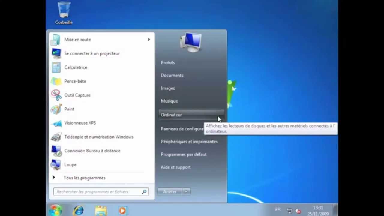 formatage Windows 7 - YouTube