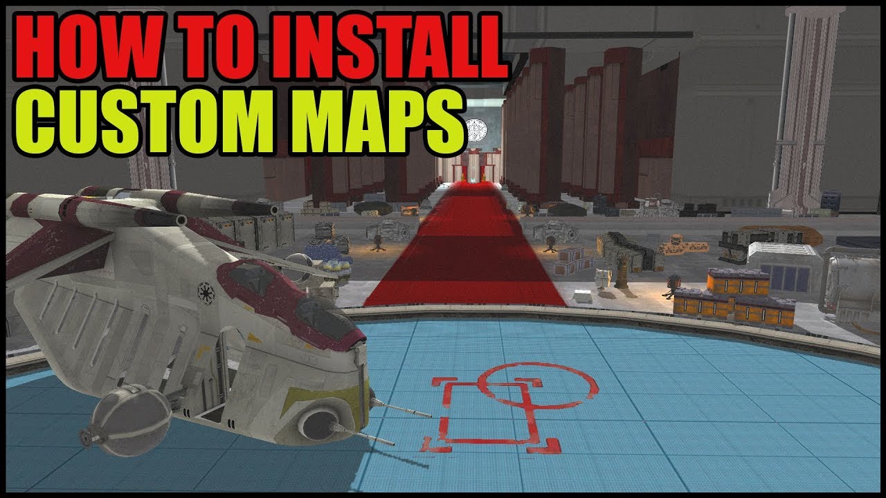 How to Install Custom Maps - Men of War Star Wars Galaxy at War - YouTube
