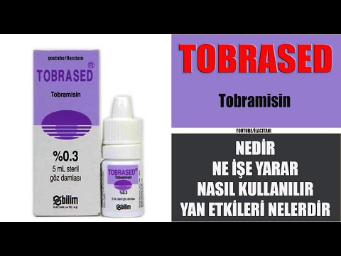 TOBRASED Göz Damlası (Tobramisin) Nedir, Niçin Kullanılır, Nasıl Kullanılır, Yan Etkileri Nelerdir?