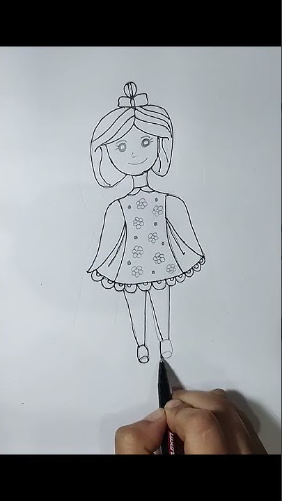 handy tips for beautifull drawing baby doll || step by step || How to ...