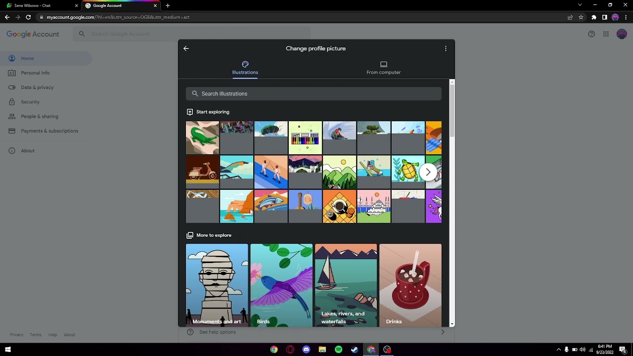 tutorial ganti pfp google - YouTube