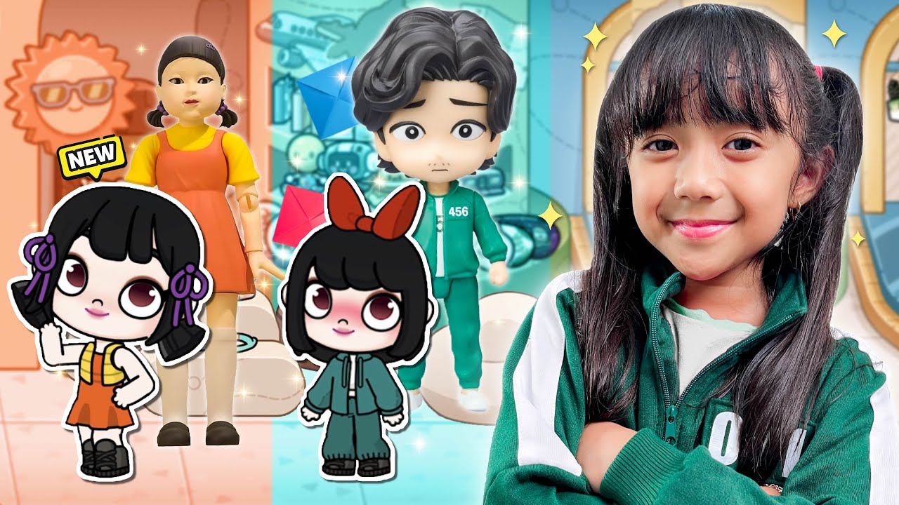 SAMANTHA BIKIN KARAKTER SQUID GAME 456 DI AVATAR WORLD HASILNYA KEREN ...