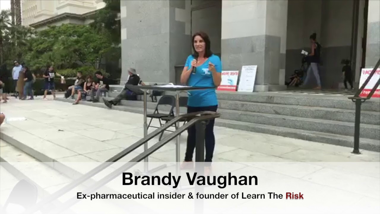 Brandy Vaughan ex Merck rep and founder of Learn The Risk at the ...