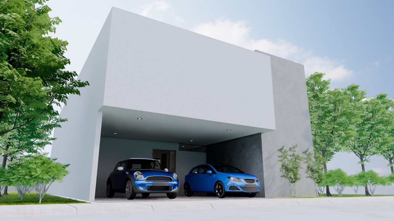 CASA CON MUCHA PRIVACIDAD /CASA INTROSPECTIVA 10 X 20 METROS - YouTube