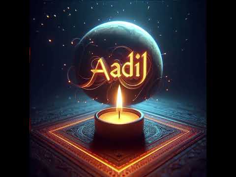 Aadil name 3d #love #status #3d #video #viral #new - YouTube