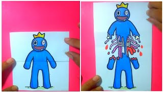 Huggy Wuggy cool art - drawing Trick u0026 paper craft | Doovi
