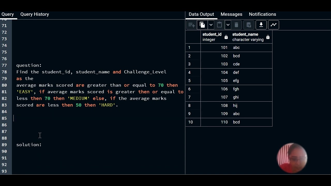 SQL Interview Solution Part3 - YouTube
