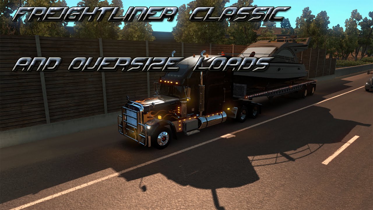 American Truck Simulator Mods- Classic Freightliner and Heavy Loads ...