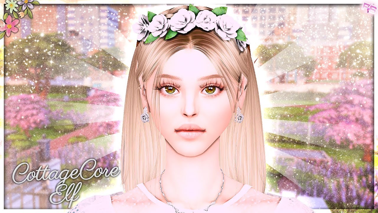 Cottagecore Elf 🌼 - CC FOLDER & SIM DOWNLOAD | Sims 4 CAS - YouTube