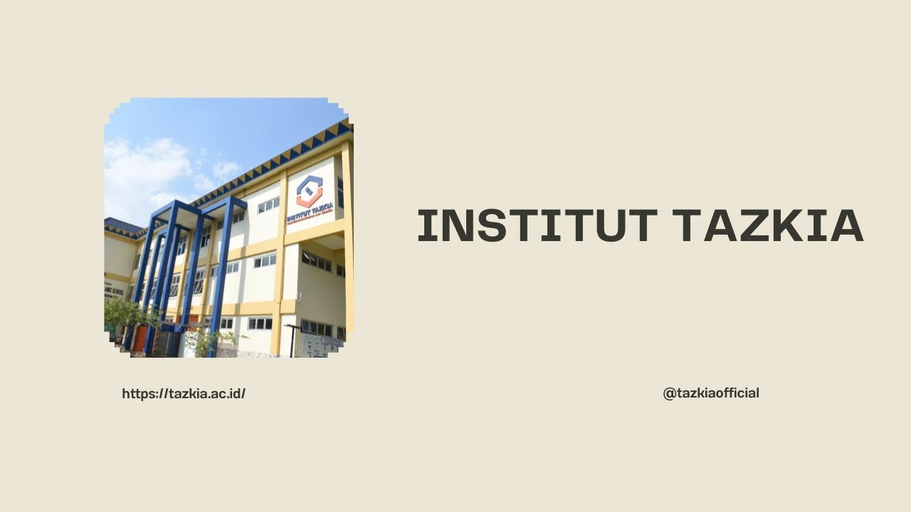 Get To Know About Tazkia Institute - YouTube