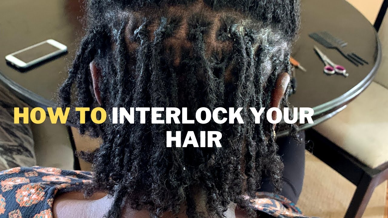 How to interlock hair | simple and easy| #4chair - YouTube