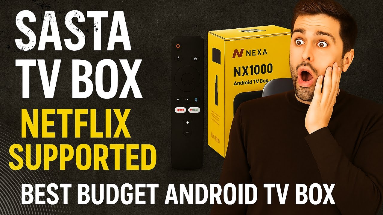 "Nexa NX100: Budget-friendly TV Box with Netflix support . #fancytechaccessories # ...