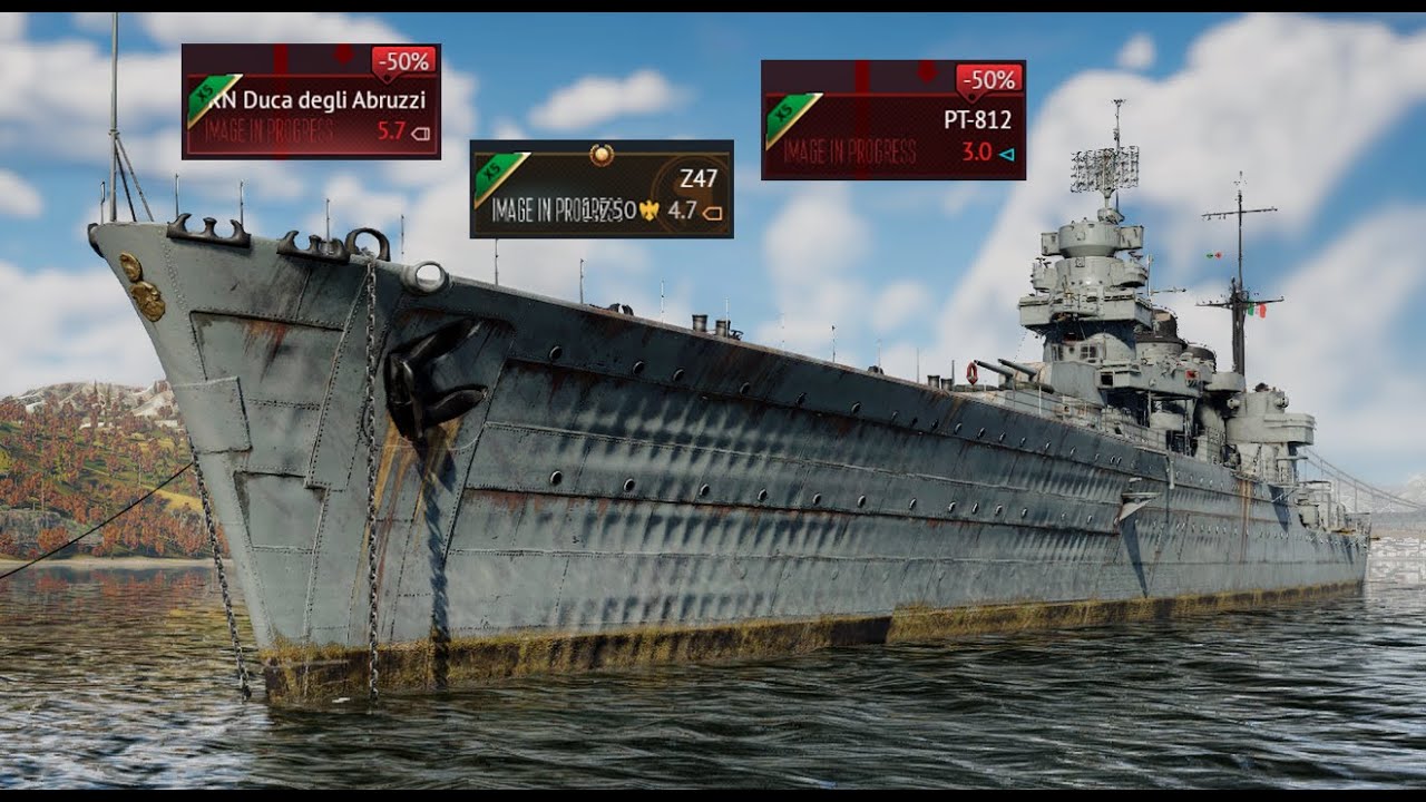 All new ships (Z47, RN Duca degli Abruzzi, PT-812)⚓⚓⚓!!! - Dev Server ...