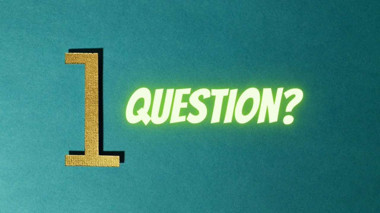 One Question (LIVE Sunday Service) - YouTube