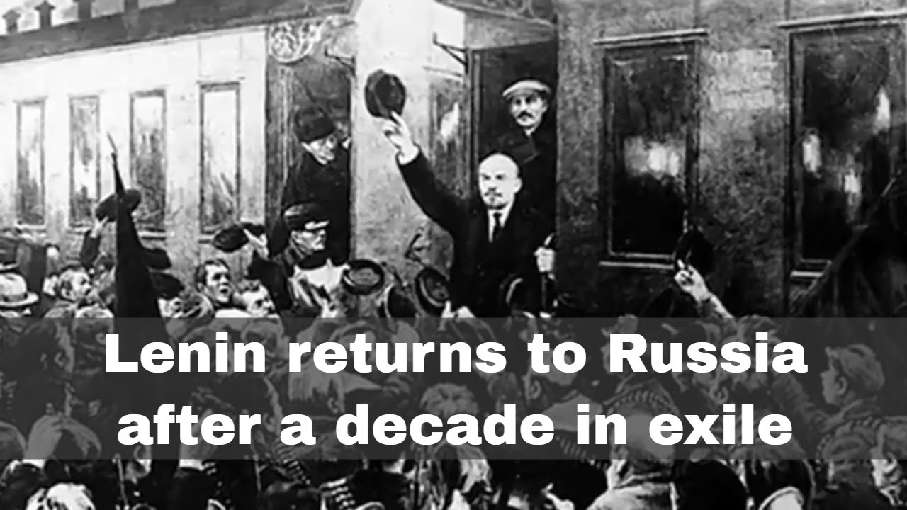 16th April 1917: Lenin arrives back in Russia in the sealed train after ...