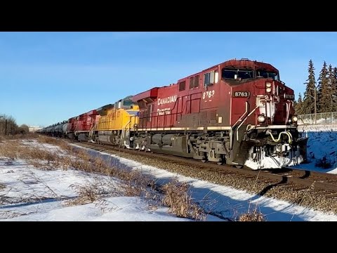 CP 8763 East - CP 200 (Mixed Freight) - CP Laggan Sub - Calgary, Alberta - YouTube