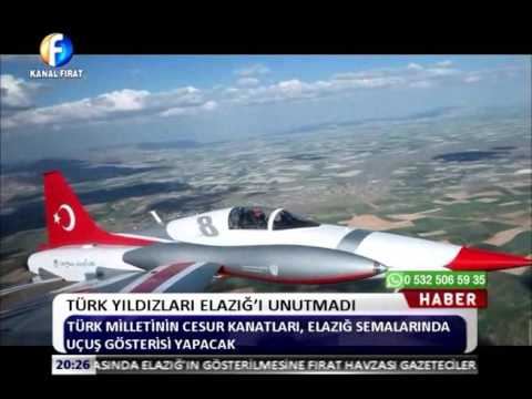 Kanal Fırat Haber - Türk Yıldızları Elazığ'ı Unutmadı