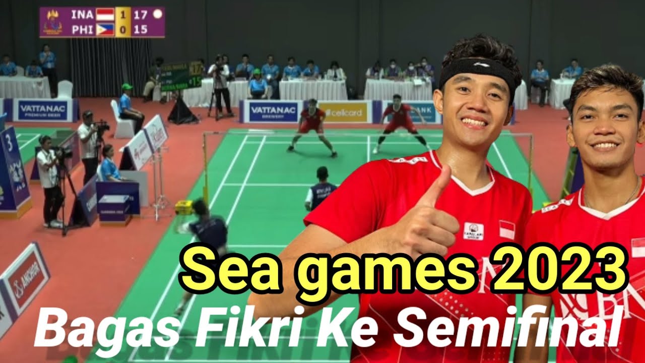 Highlight Bagas Fikri vs christian bernardo alvin morada QF Sea Games ...
