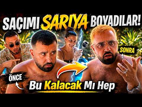 SAÇIMI BOYATTILAR! AYNAYA BAKINCA ŞOK OLDUM 😂
