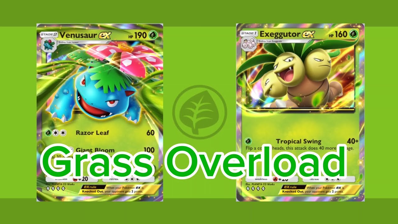 The best grass deck in Pokemon Tcg Pocket!!! - YouTube
