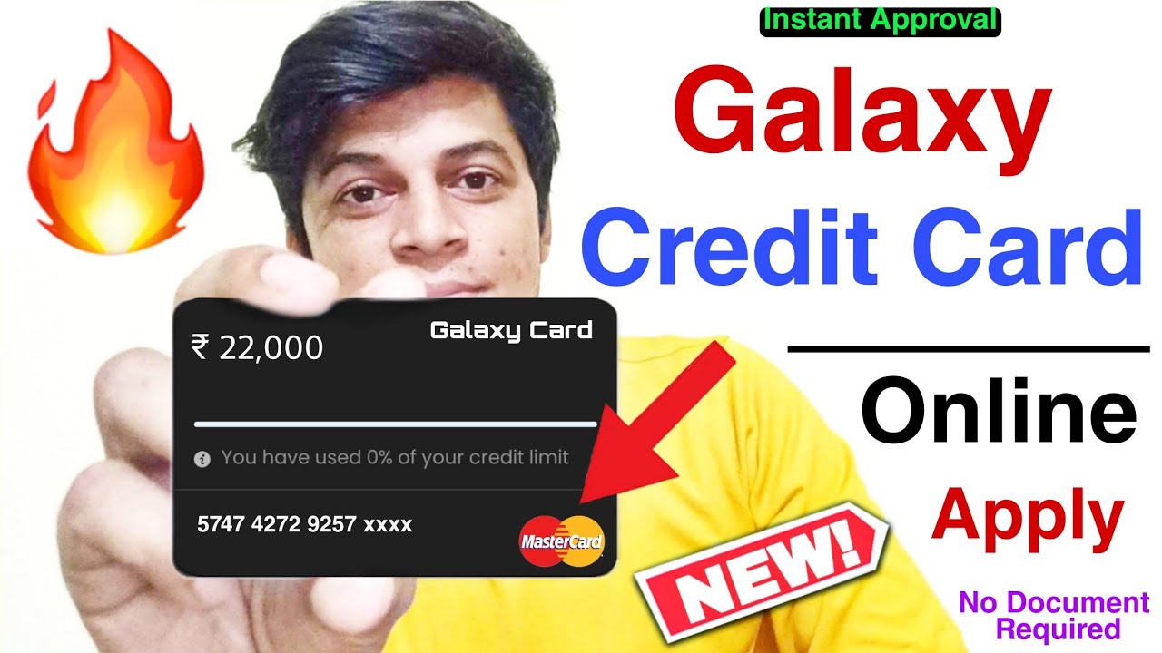 How to Online Apply Galaxy Credit Card | Get instant credit card ...