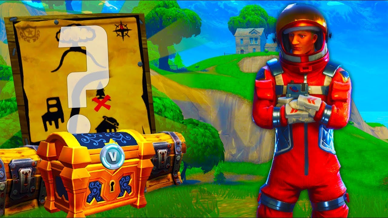 *RARE SECRET* TREASURE MAP TIER LOCATION In Fortnite: Battle Royale ...