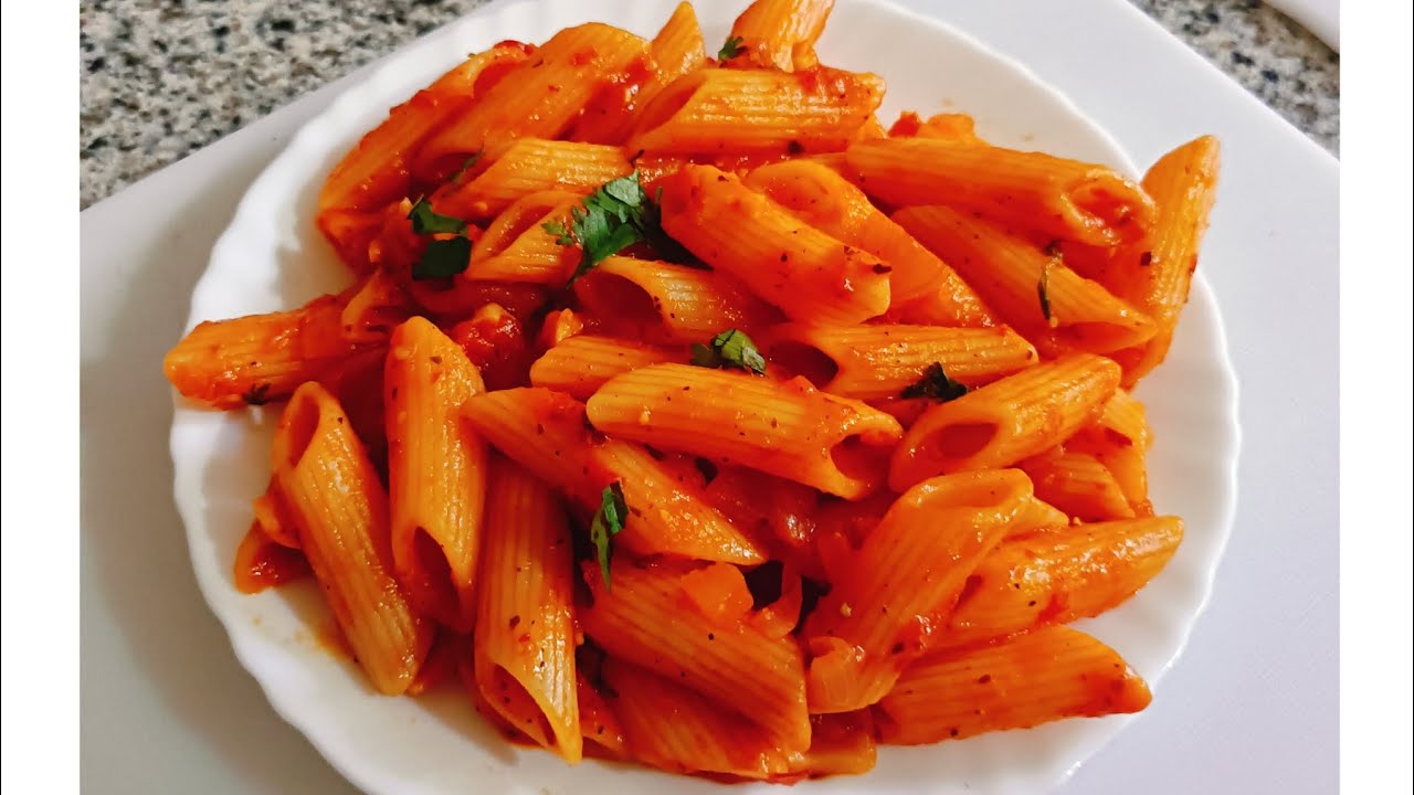 Red souce pasta recipe | - YouTube