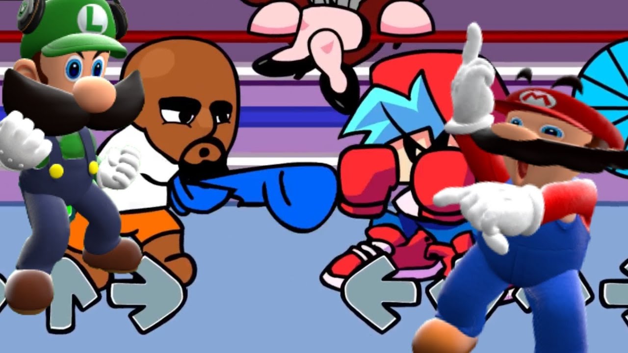 Mario VS Luigi FNF Battle - YouTube