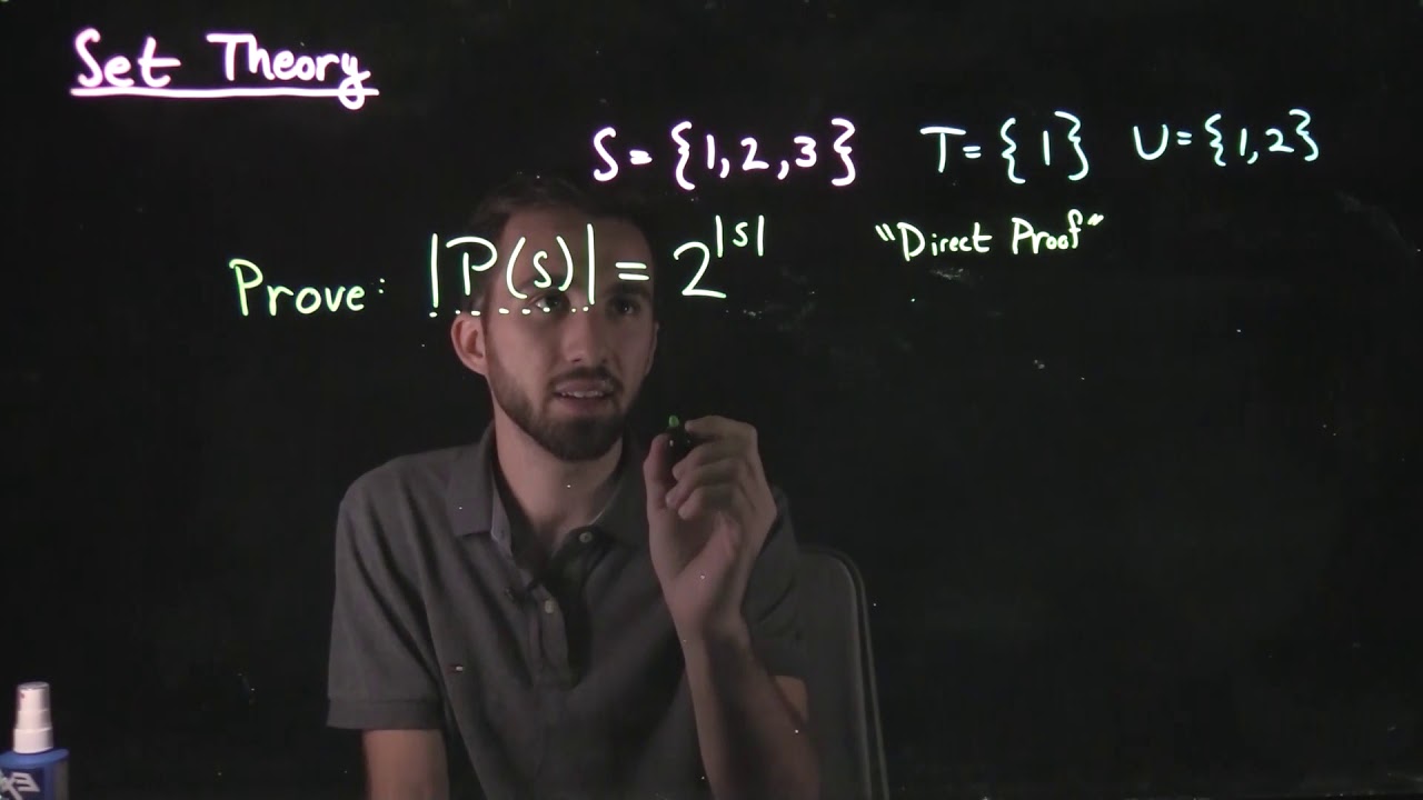 Set Theory 9 - Proofs pt . 1 - YouTube