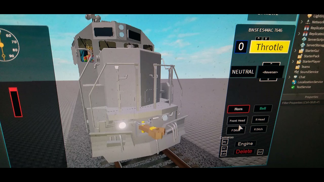 Roblox locomotive chassis work - YouTube