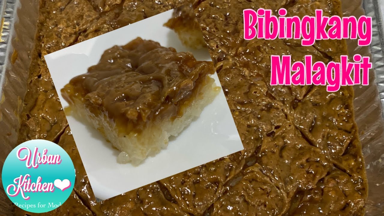 Homemade BIBINGKANG MALAGKIT Recipe (Filipino Rice Cake) - YouTube