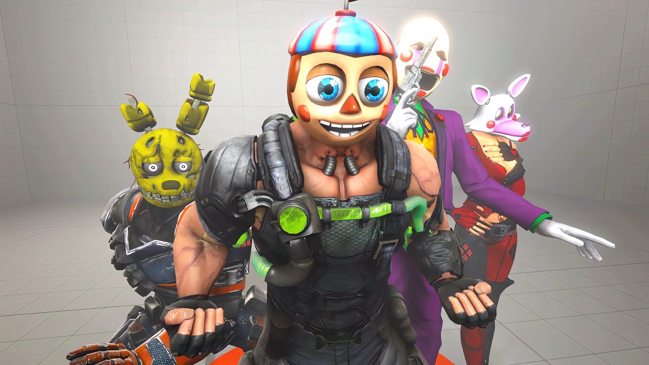 New Injustice League * Animatronic Super Villains | FNAF SFM - YouTube