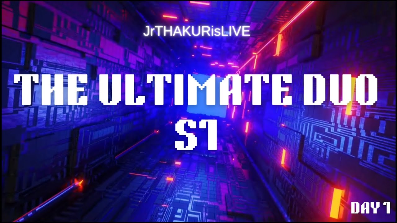 [HINDI] AUG 2025 | JrTHAKURisLIVE | THE ULTIMATE DUO S1 | BGMI CUSTOM ...