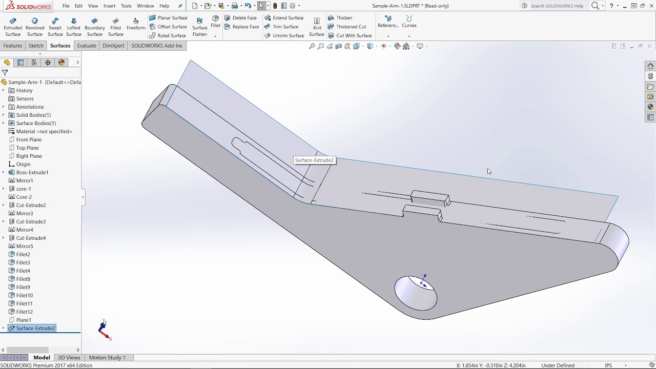Creating the Core Based on an Existing Cavity - SOLIDWORKS 1 MINUTE ...