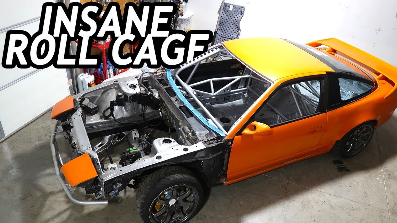 My 240sx Gets A Insane Custom Roll Cage! - YouTube