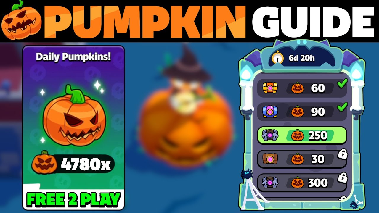 🎃Fast Complete! Pumpkin Event Guide (F2P)! | Squad Busters - YouTube