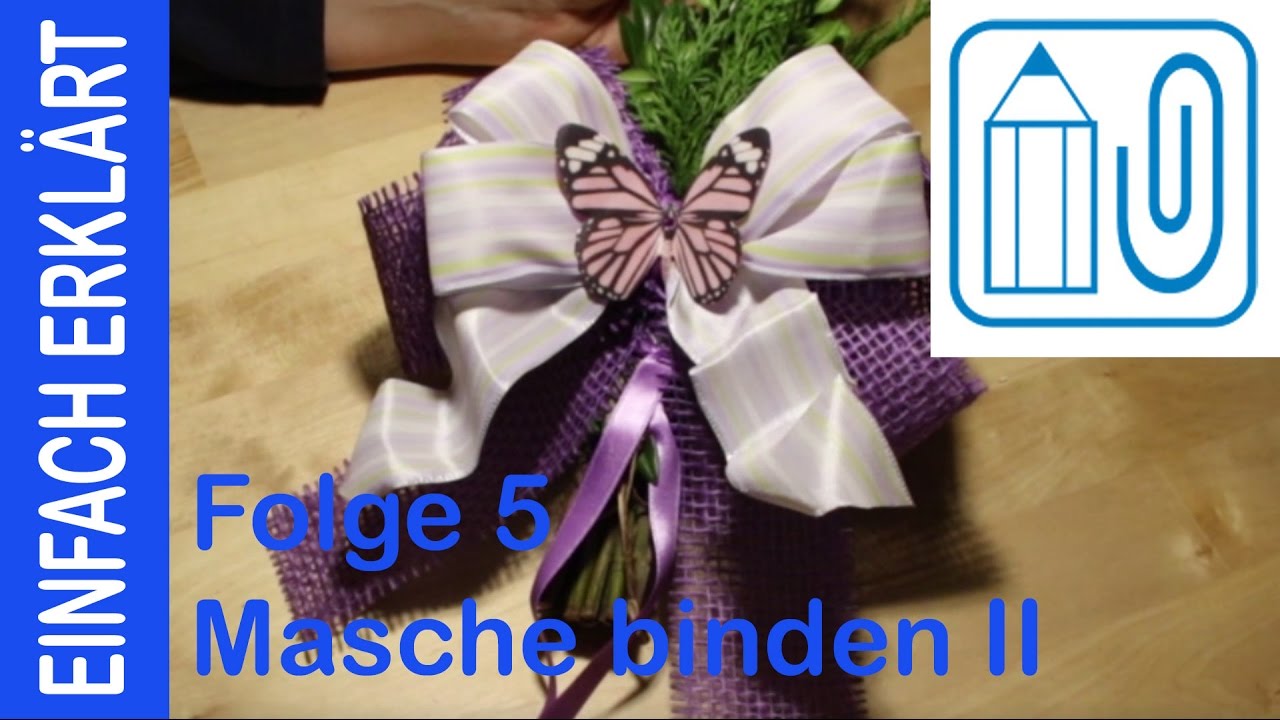 Folge 5 Masche binden II - YouTube