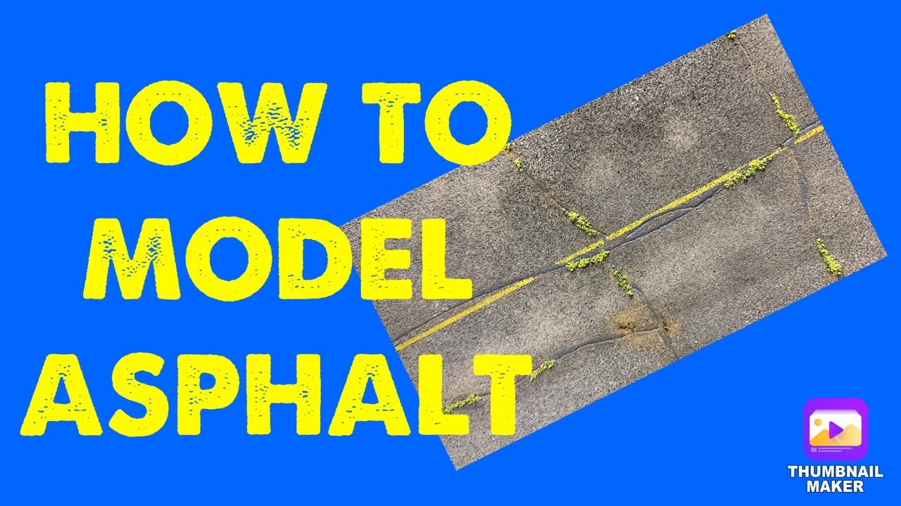 How To Model Asphalt - YouTube
