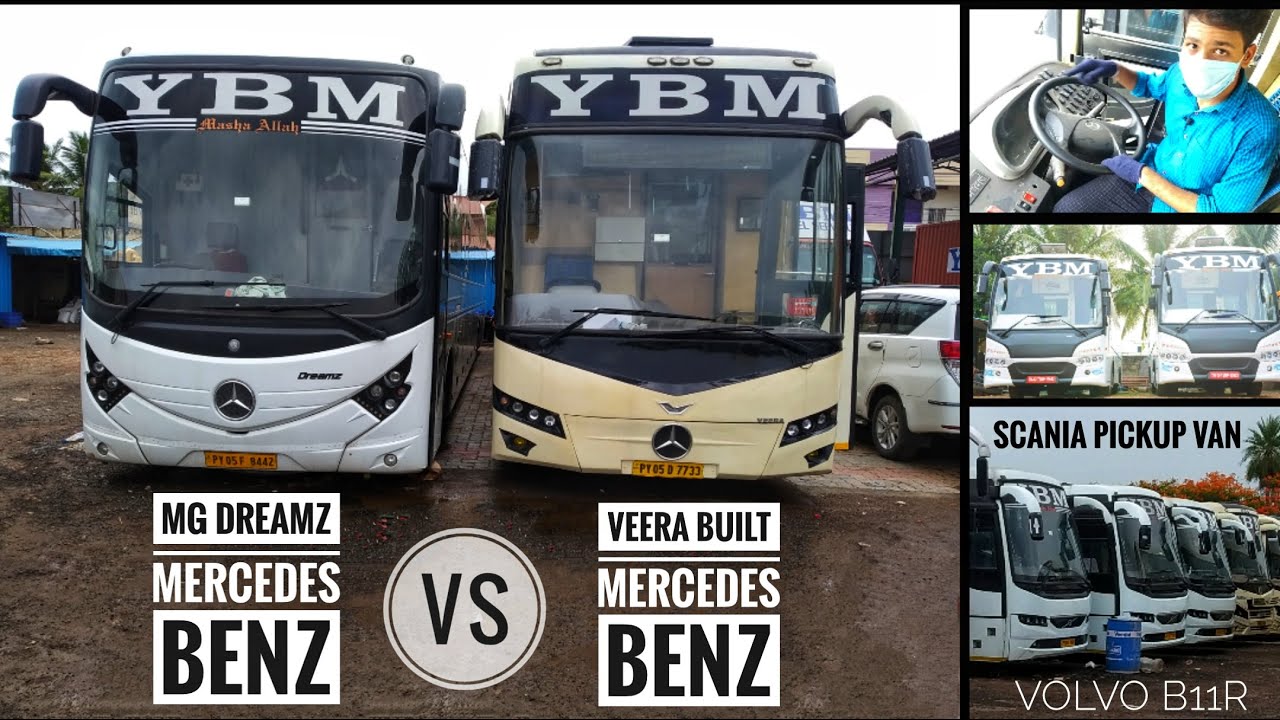 YBM Travels | Veera & MG Dreamz Mercedes Benz | Scania pickup van ...