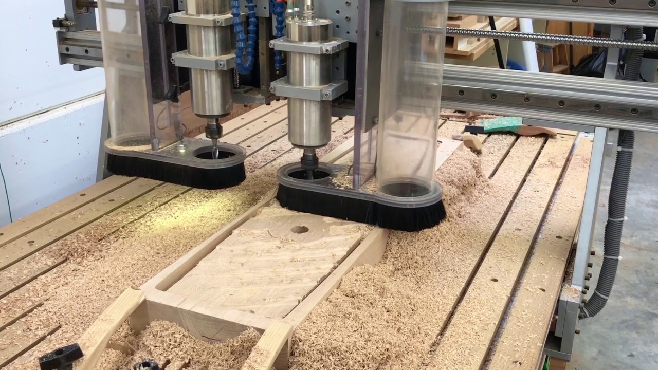 Rough CNC Milling A Vise Chop - YouTube