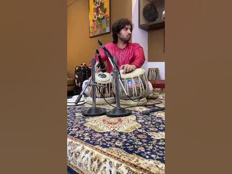 Shariq Mustafa playing tak tak dhin tak in a solo concert #tabla - YouTube