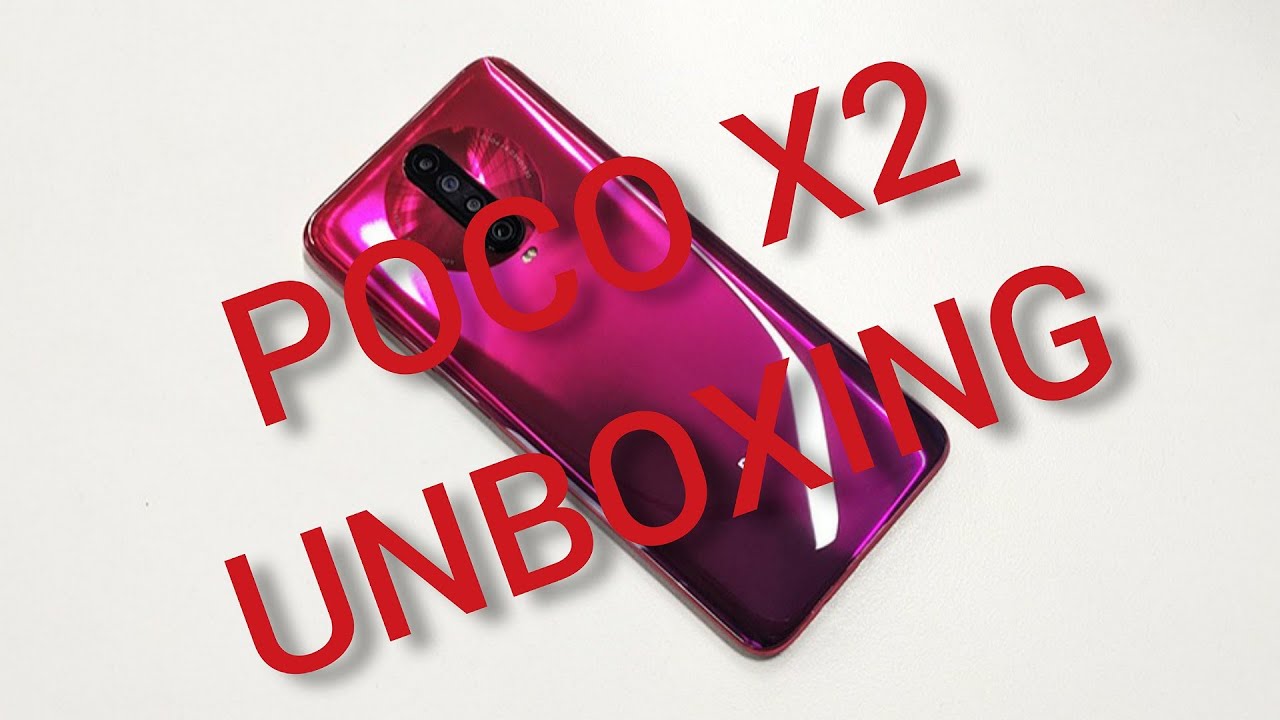 Poco X2 Unboxing & First look | Phoenix Red 256GB 8GB | Poco X2 or ...