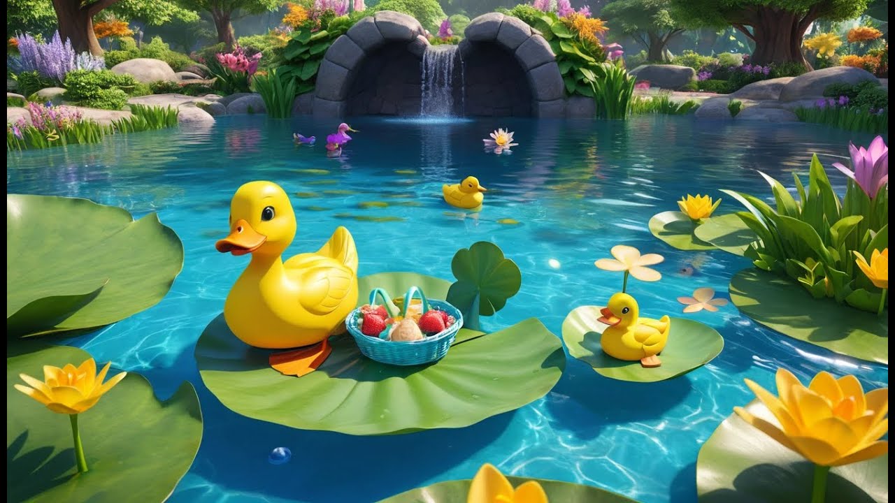 Quacky Ducks and Swishy Fish | Popular Nursery Rhyme | Educational Kids ...