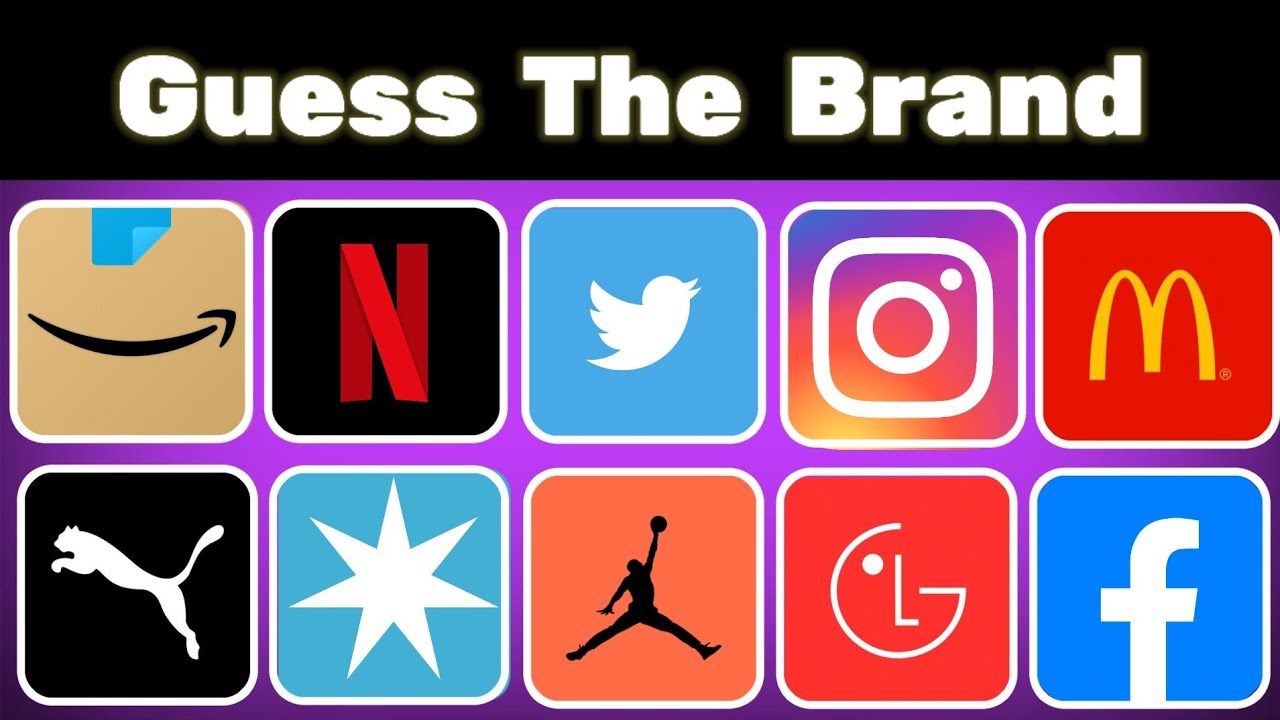 Guess the Brand Challenge! 🤔 Can You Identify These Logos? - YouTube