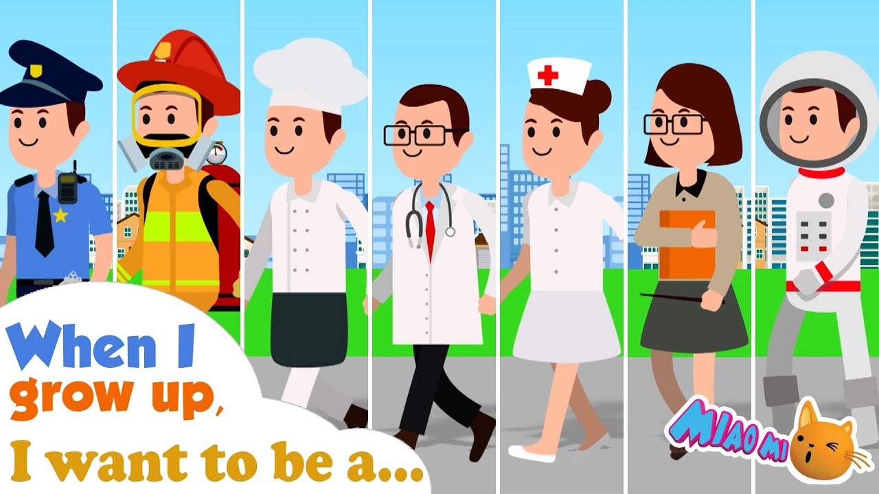 When I grow up, I want to be a... | Occupation video collection for ...