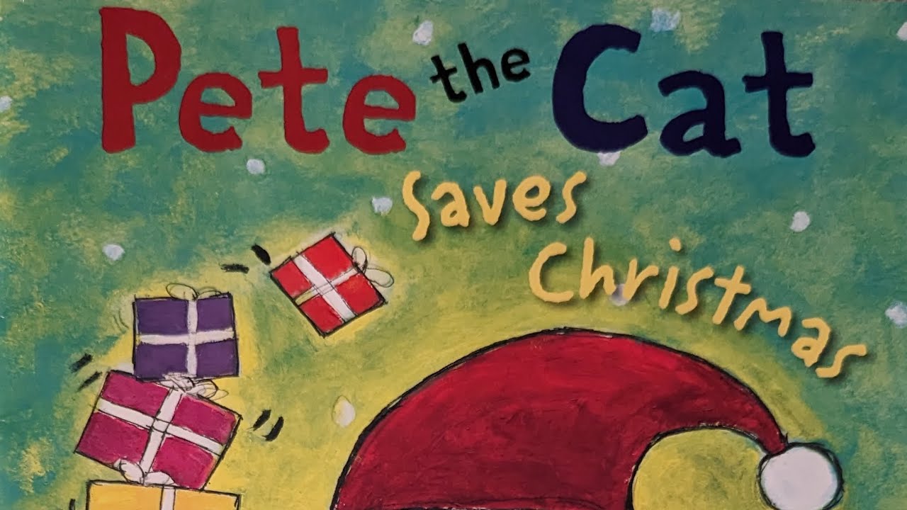Reading "Pete the Cat Saves Christmas" with voices and holiday effects ...