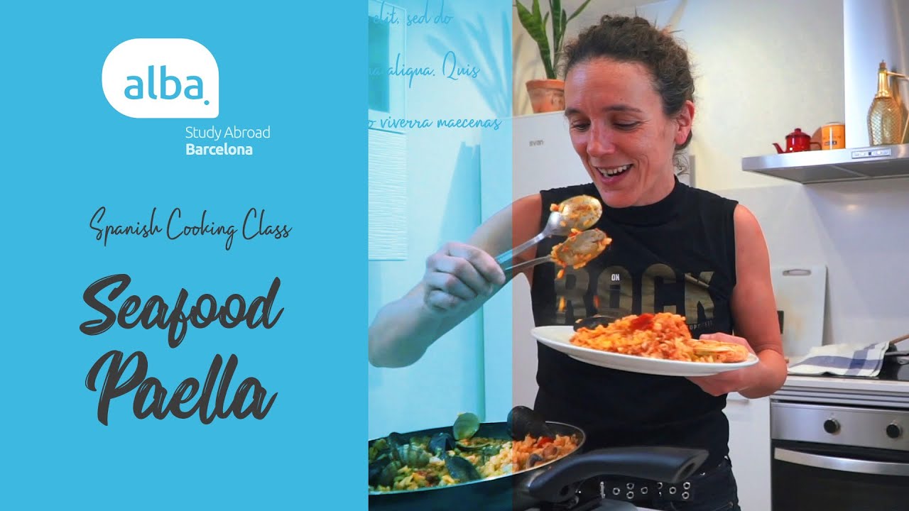 Spanish Cooking Class: Seafood Paella - YouTube