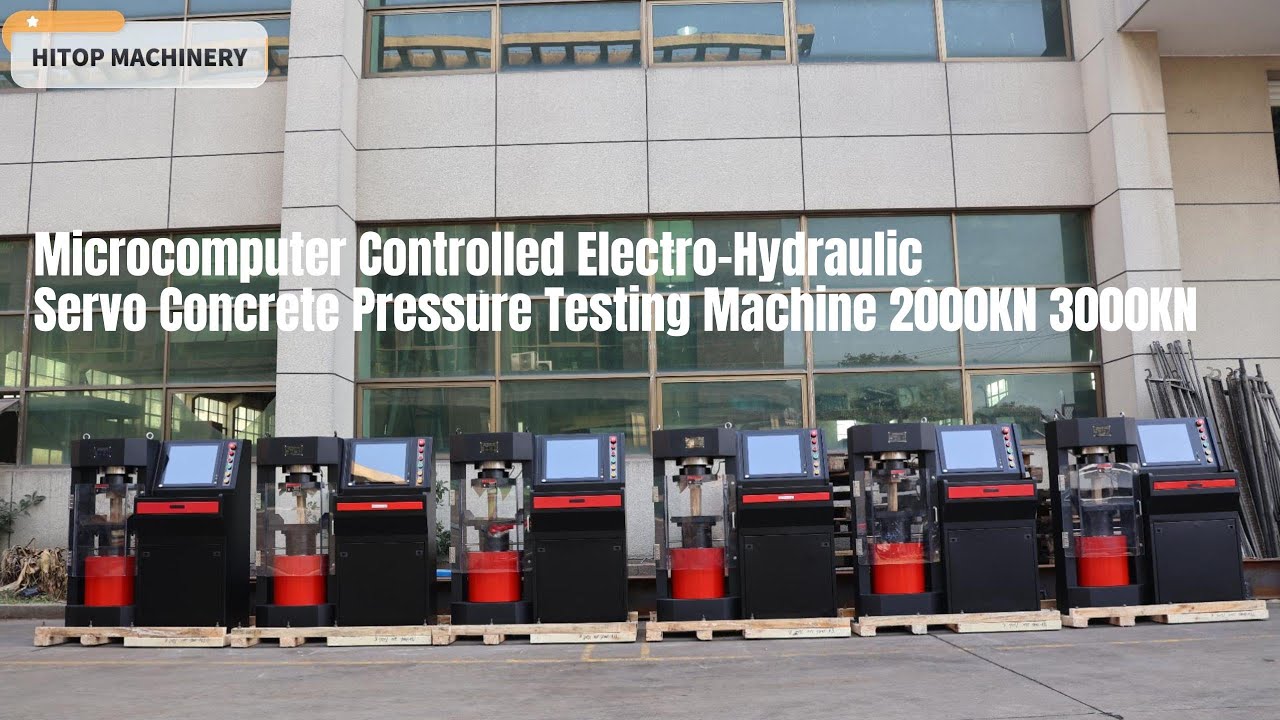 Automatic Computerized Concrete Compression Testing Machine 2000kN ...