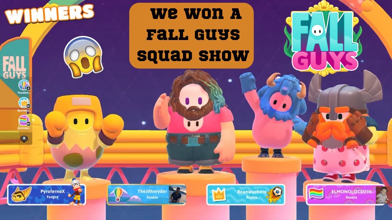 We Won A Fall Guys Squad Show! - YouTube